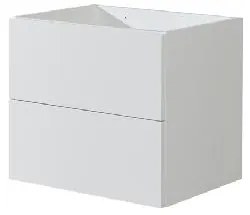 Mereo Aira - Umyvadlová skříňka 608x528x465 mm, 2 zásuvky, bílá CN710S