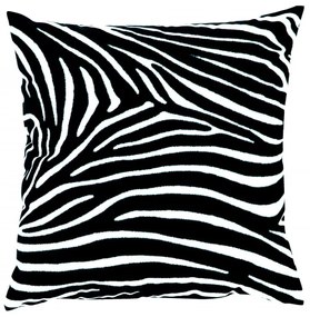 Čtvercový polštář Zebra