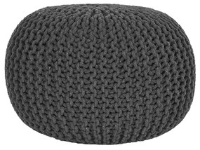 LABEL51 Pletený puf GEBREID antracit M Color: Anthracite SH-24.058