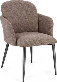 BIZZOTTO Jídelní židle ERCILLA světle hnědá 0731388