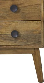 Dřevěná nízká komoda Espita se šuplíky - 40*40*80cm