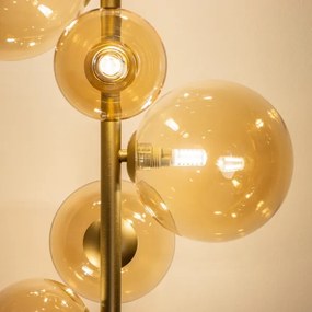 Brilagi - LED Stojací lampa MILLA 7xG9/3W/230V zlatá