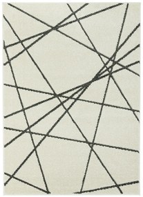 Koberce Breno Kusový koberec PORTLAND 2604/RT4I, Bílá, Vícebarevné, 200 x 285 cm