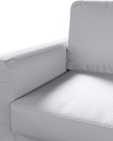 Potah na pohovku IKEA Backabro,  3-místná, rozkládací barva bílá látka pletený vzor