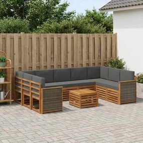 Sedací soupravy Masivní akátové dřevo 3384858
