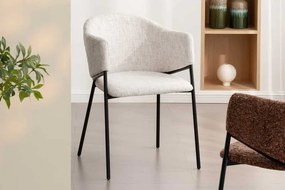 Designová židle Nikolai béžová