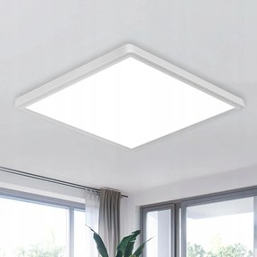 Lampa Sufitowa Plafon Led Biała 6500K Łazienkowa Nowoczesna Kwadrat IP45