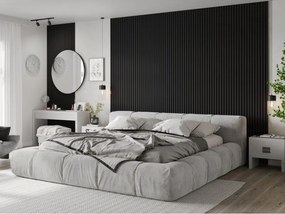 Mexen Lam-B, stěnové lamely 275 × 31,5 cm, HDF deska 4 mm, černá lesklá, S100-275317-2812-055