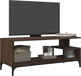 vidaXL TV stolek 102 x 40 x 41 cm kompozitní dřevo a ocel [842415] Barva: dub sonoma