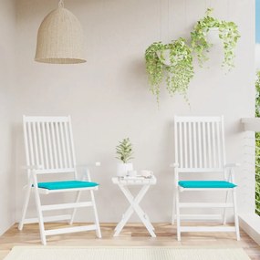 vidaXL Podušky na zahradní židli 2 ks 40x40x3 cm látka oxford [361029] Barva: antracitová