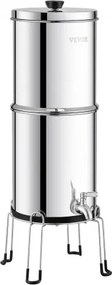 Gravitační vodní filtr z nerezu 8,5 l se 2 filtry – ZLLSQ225GALHAEPZ2V0