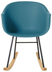 Houpací židle modrozelená HARMONY Beliani