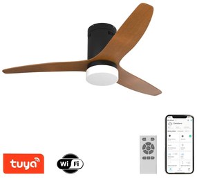 Stropní ventilátor s osvětlením smart TUYA VENTO - 07142-B - Immax