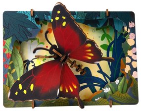 EscapeWelt 3D dřevěné puzzle Motýl