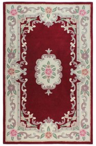 Červený vlněný koberec 120x180 cm Aubusson – Flair Rugs