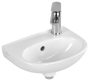 Villeroy & Boch O.novo - Umývátko 36x28 cm, s přepadem, otvor pro baterii, alpská bílá 43403R01