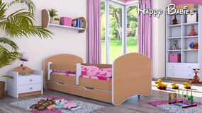 Dětská postel bez obrázku 180 x 90 cm buk