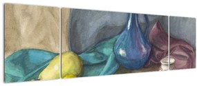 Obraz - Malované zátiší (170x50 cm)