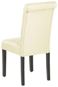 Set 2 ks. jídelních židlí VALLA (krémová). 1023203