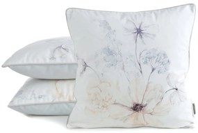 DEKORAČNÍ POVLAK NA POLŠTÁŘ VELVET 127 45X45 CM KVĚTY