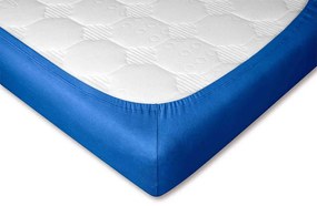 Dadka Jersey prostěradlo modř královská C  Jersey prostěradlo modř královská 90x200x20 cm