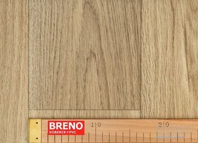 Breno PVC QUINTEX Gambel Oak 116M – dekor přírodní dub, šíře 400 cm