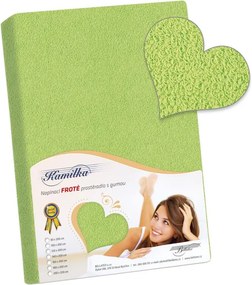 Bellatex Prostěradlo froté Zelená 120x200 cm