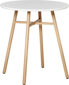 XXXLutz JÍDELNÍ STŮL, bílá, barvy dubu, 70/70/75 cm Carryhome - Jídelní stoly - 000758022701