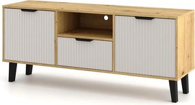 TV stolek Borg Duo 2d1s dub artisan / kašmír