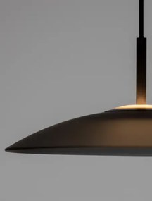 LED černo-kouřový designový lustr Polifemo 140
