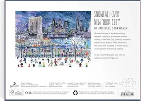 GALISON Puzzle Sněhová bouře nad New Yorkem / 1000 dílků