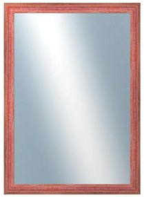 DANTIK - Zarámované zrcadlo - rozměr s rámem cca 50x70 cm z lišty LYON červená (2707)