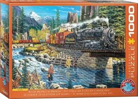 EUROGRAPHICS Puzzle Narušení ticha / 1000 dílků / 68 x 48 cm