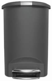 Simplehuman pedálový odpadkový koš,50L,půlkulatý,šedý,CW1357