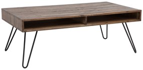 Noble Home Konferenční stolek Corpius, 110 cm, šedá akácie
