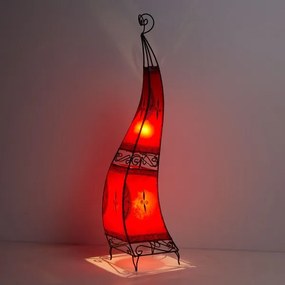 Orientální rohová lampa Ibis 150 cm červená