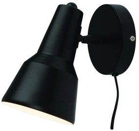 Nástěnná lampa Valencia černá