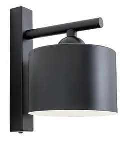 REDO Group 01-1549 Miler, černá nástěnná lampa v severském stylu, 1x42W E27, výška 20cm