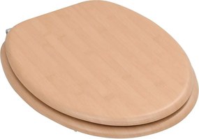 WC sedátko s víkem MDF motiv bambusu 143927