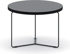 Kulatý konferenční stůl TENDER, průměr 50 cm, výška 38 cm, grafit