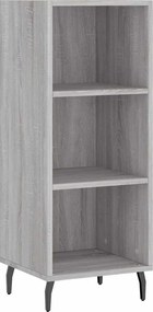 Skříň highboard šedá sonoma 34,5 x 34 x 180 cm kompozitní dřevo 3200343