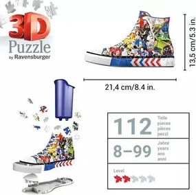 Ravensburger Kecka Sonic the Hedgehog / 3D Puzzle / od 8 let