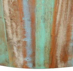 Konferenční stolek Ø 52 x 30 cm masivní recyklované dřevo - Default Title