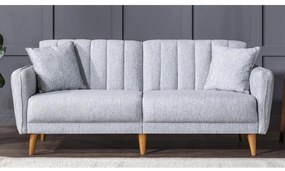 Atelier del Sofa 3-místná pohovka Aqua - Grey, Šedá