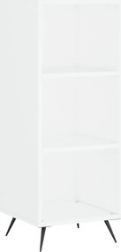 vidaXL Skříň highboard 34,5 x 34 x 180 cm kompozitní dřevo [3198953] Barva: Černá