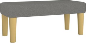 Box spring postel s matrací tmavě šedá 120x200 cm textil 3137382
