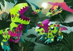 CLIXO Magnetická stavebnice Dino Adventure / 36 dílků / od 6 let