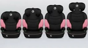 LIONELO Autosedačka Lars i-Size 100-150 cm, Pink Baby
