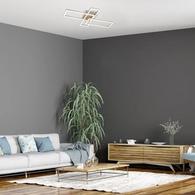 Rabalux Chromové stropní LED svítidlo Ashton 645mm 24W 6590