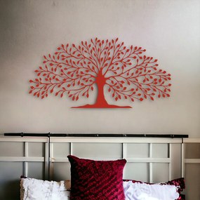 Strom života 9 - kovový obraz na zeď Velikost: 200cm, Barva: Red